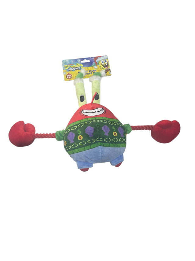 spongebob squarepants dog toy mr krabs – Valston's Pet Supplies